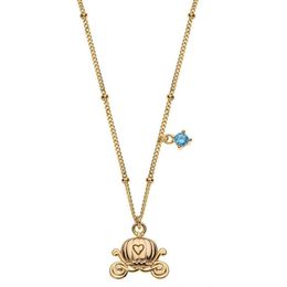 DISNEY Jewelry Collier Disney Mädchen-Kinderkette 925er Silber 1 Kristall