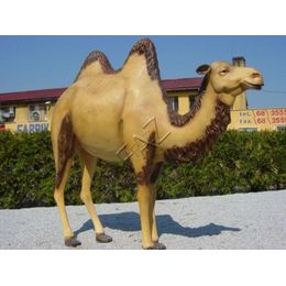 JVmoebel Skulptur Design Kamel Figur Statue Skulptur Figuren Garten Deko Zoo Tiere XXL