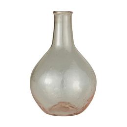 IB Laursen Dekovase Unika Vase langer Hals klar / leicht rose 16cm