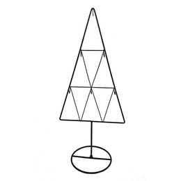 Spetebo Weihnachtskugelständer Kleiner Metall Tannenbaum mit 6 Haken