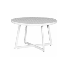 siena GARDEN Gartentisch Alexis Lounge Tisch Ø 70x45 cm Gestell und Tischplatte Aluminium matt-