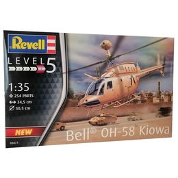 Revell® Spielzeug-Flugzeug Revell 03871 Bell OH-58 Kiowa Modellbausatz Beobac