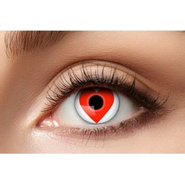 Eyecatcher Farblinsen Heart Kontaktlinsen. Herz Motivlinsen.