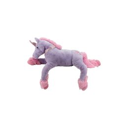Sweety-Toys Kuscheltier Sweety Toys 0166 Einhorn 120 cm lila Plüschtier Unicorn Pegasus Kuscheltier Kuschelpferd mit rosa Mähne