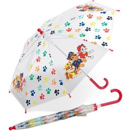 Happy Rain Stockregenschirm Kinder-Stockschirm transparent durchsichtig