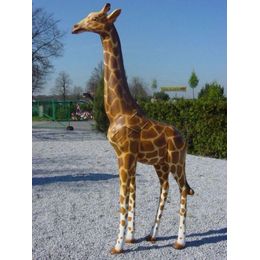 JVmoebel Skulptur Design Giraffe Figur Statue Skulptur Figuren Garten Deko Zoo Große