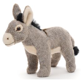 Uni-Toys Kuscheltier Esel grau