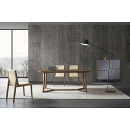 JVmoebel Esszimmer-Set, Italienische Designer Möbel Kommode Tisch Sessel 3x Ess Zimmer Set