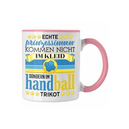 Trendation Tasse Handball Geschenk Frauen Tasse Spruch Handball-Spielerin Geschenkidee