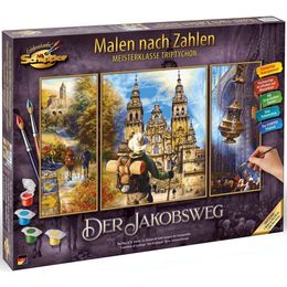 Schipper Malen nach Zahlen Master Triptychon 50x80cm Der Jakobsweg 609260854