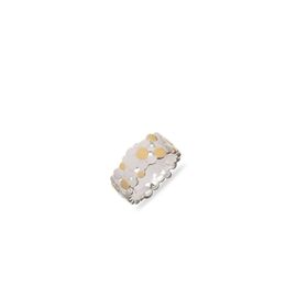 iz-el Fingerring Ring Gold Silber Bicolor