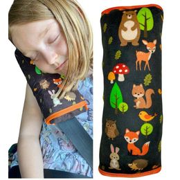 Schlafkissen Auto Schlafkissen Waldtiere Motiv für Kinder Mädchen Jungen