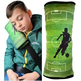 Schlafkissen Auto Schlafkissen Fussball Football Motiv für Kinder Mädchen Jungen