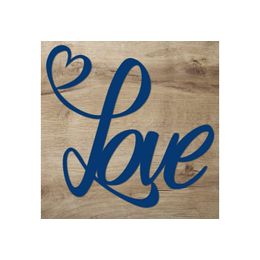 Namofactur 3D-Wandtattoo Holz Wandbild Schriftzug 'Love'