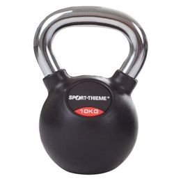 Sport-Thieme Kettlebell Kettlebell Gummiert mit glattem Chrom-Griff