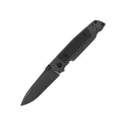 Walther Taschenmesser Messer Q5 Steel Frame Folder Blackwash Plain