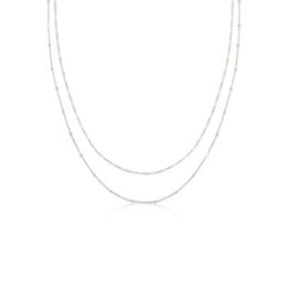 Elli Ketten-Set Choker Set (2tlg) Figaro Panzer Kugel 925 Silber