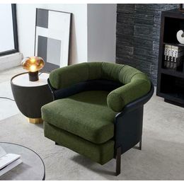 JVmoebel Sessel Luxus Stuhl Polster Cocktail Lounge Stühle Möbel Design Sessel Grün