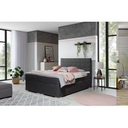 JVmoebel Bett, Doppelbett mit Fedekernmatratze Bett Schlafzimmer Modern Luxus