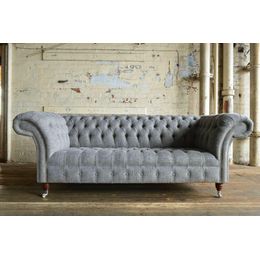 JVmoebel 3-Sitzer Chesterfield Design Luxus Polster Sofa Couch Sitz Garnitur Textil #192