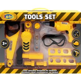 Diakakis Kinder-Werkzeug-Set Luna Kinder Werkzeugset 12-tlg. Handwerk Werkzeug