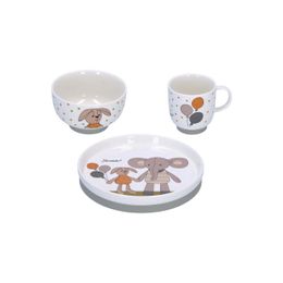 Sterntaler® Kindergeschirr-Set Kinder Porzellan-Geschirr-Set 3er Set (3-tlg)