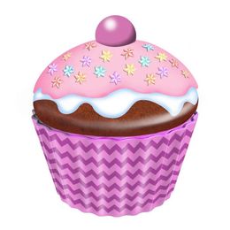 MediMuc Keksdose Cupcake groß Blumen