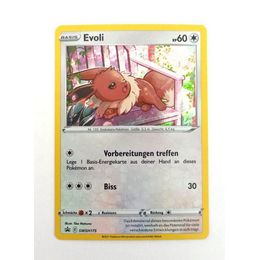 The Pokémon Company International Sammelkarte Pokemon Karte Evoli SWSH175 Black Star Promo