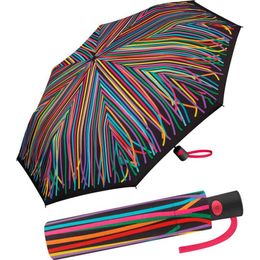 United Colors Of Benetton Taschenregenschirm Mini-Regenschirm Auf-Automatik Ribbons