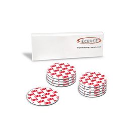 ECENCE Magnethalter 10x Magnethalterung 70mm für Rauchmelder (10-St)