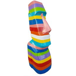 JVmoebel Skulptur Designer Abstrakte Dekoration Moai Skulptur Figuren Statuen Moderne