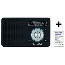 Technisat Portables DAB+/UKW-Radio DIGITRADIO 1 inkl. Zusatzakku schwarz/silber Digitalradio (DAB)