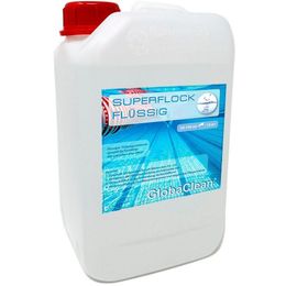 GlobaClean Poolpflege 3L Pool Superflock flüssig