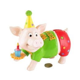 Giftcompany Spardose Gift-Company Geburtstags-Spar-Schweini HAPPY BIRTHDAY ca 18 cm H