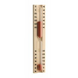 Tfa Dostmann Raumthermometer TFA 40.1046 Sauna-Sanduhr aus Buche