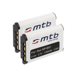 mtb more energy [BAT-363 - Li-Ion] Kamera-Akku kompatibel mit Akku-Typ Sony NP-BX1 1140 mAh (3