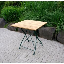TPFGarden Gartentisch BAD BELZIG (Robuster Garten Holztisch Outdoor quadratische Tischplatte