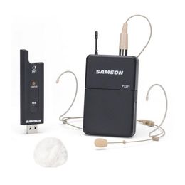 Samson Mikrofon XPD2 Headset System mit Windschutz Weiss