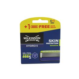 Wilkinson Rasierklingen Hydro 5 Skin Protection Sensitive 4+1 Rasierklingen für Männer 5 Stück