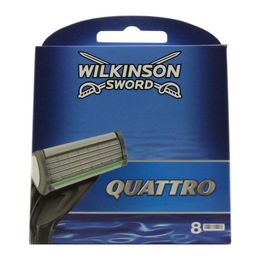 Wilkinson Rasierklingen Sword Quattro Klingen Ersatzklingen Rasierklingen 8 Stück