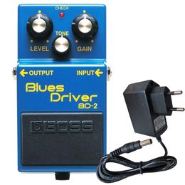 BOSS BY ROLAND E-Gitarre BD-2 Blues Driver Effektgerät + Netzteil