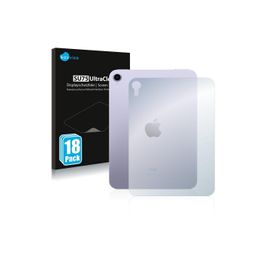 Savvies Schutzfolie für Apple iPad Mini 6 WiFi Cellular 2021 (Rückseite
