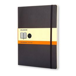 Moleskine Notizbuch Softcover schwarz X-Large