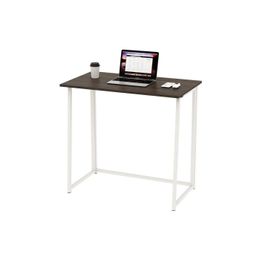 Dripex Computertisch Faltbar Tisch Schreibtisch Klappbar PC Tisch Laptoptisch