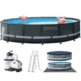 Intex Pool Intex 26326GN - Ultra XTR FramePool-Set (488x122cm) + Schwimmtiere