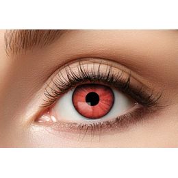 Eyecatcher Farblinsen Electro Red Kontaktlinsen. Rote Farblinsen.