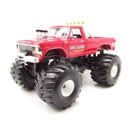 GREENLIGHT collectibles Modellauto Ford F-250 Monster Truck First Blood 1978 rot 68 inch-Reifen Modellaut