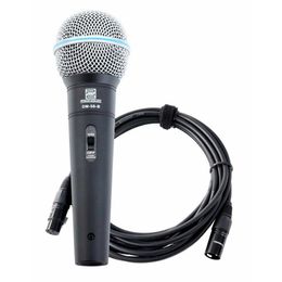 Pronomic Mikrofon DM-58-B Vocal Dynamisches-Mikrofon (Spar-Set