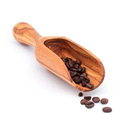 Olivenholz-erleben Schaufel Kaffeeschaufel oder Tierfutterschaufel