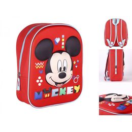 Disney Mickey Mouse Rucksack Mickey mouse Kinder-Rucksack Mickey Mouse Rot 25 x 31 x 10 cm